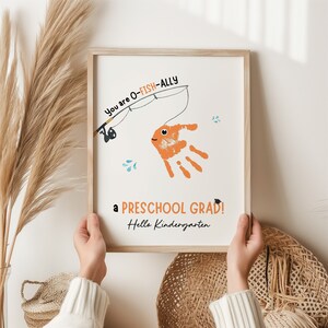 Preschool Graduation Handprint Art Craft, Printable | Last Day of ...