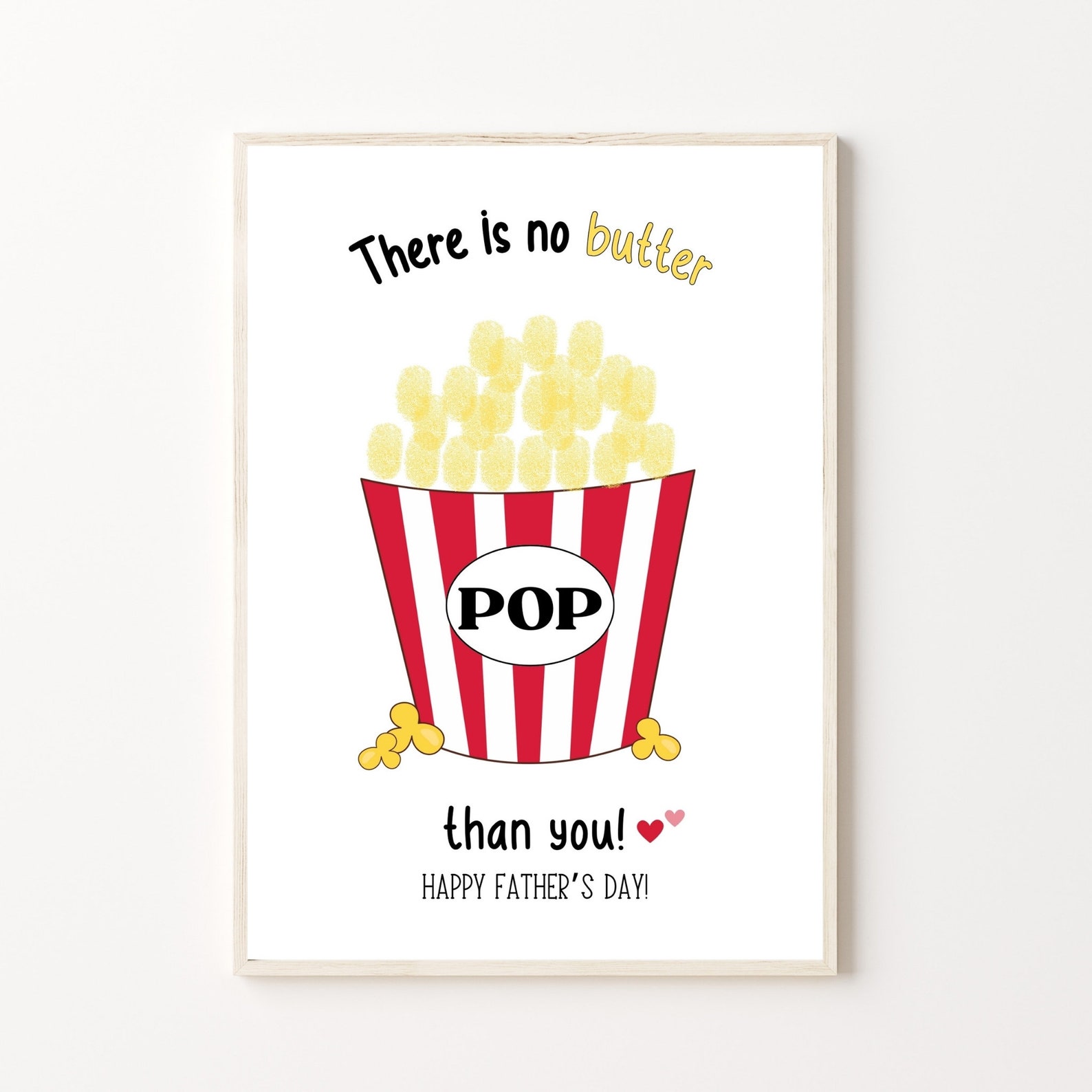 Pop Fathers Day Handprint Art Craft, PRINTABLE | Gift for Pop or Dad ...