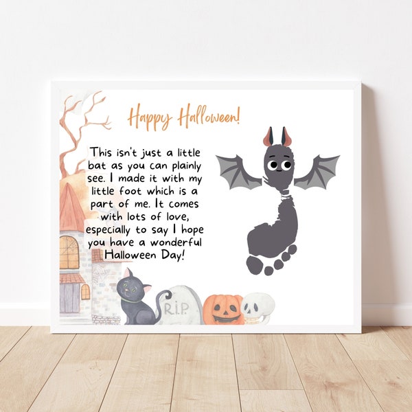 Halloween Handprint Craft - Etsy