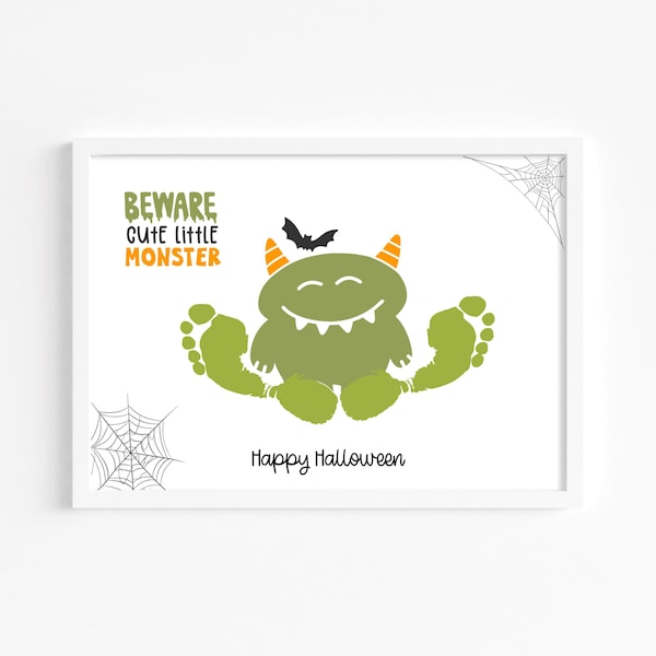 Monster Handprint - Etsy