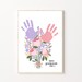 Grandparents Day Handprint Art Bundle, Printable Craft Gift for Grandma ...