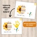 Mother's Day Flower Handprint Craft Art, Printable Mothers Day, Gift ...