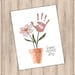 Mothers Day Handprint Art, Printable | Craft or Activity for Baby ...