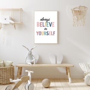 Boho Classroom Posters, Printable Growth Mindset Sign, Educational ...