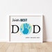 Fathers Day Handprint Art Craft, Printable Gift for Dad From Kids ...