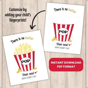 Pop Fathers Day Handprint Art Craft, PRINTABLE | Gift for Pop or Dad ...