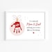 Christmas Ornament Handprint Art, Printable | DIY Xmas Gift for Parents ...