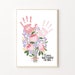 Preschool Graduation Handprint Art Craft, Printable Last Day of School ...