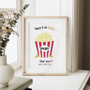 Pop Fathers Day Handprint Art Craft, PRINTABLE | Gift for Pop or Dad ...