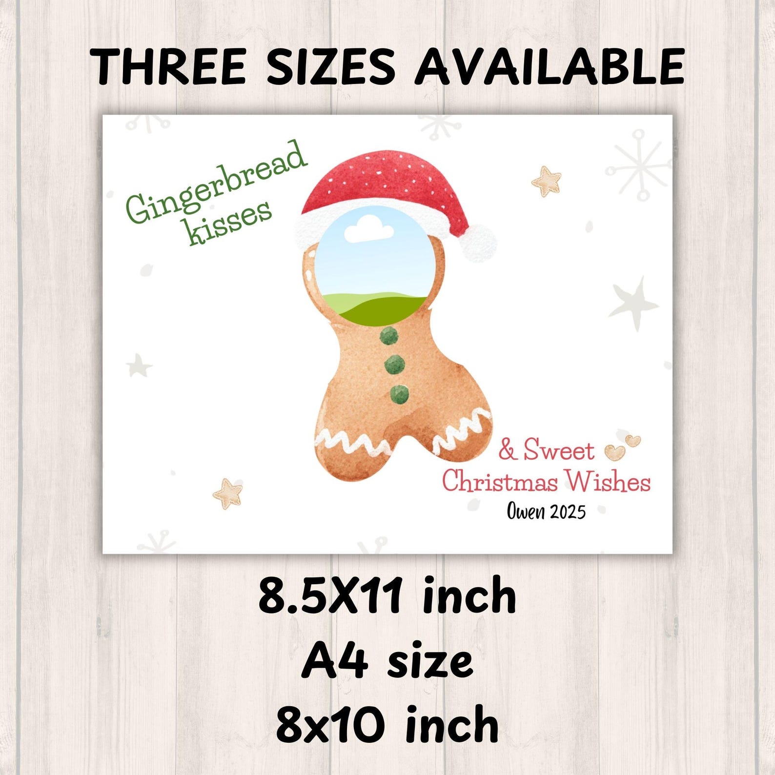 Christmas Handprint Craft Template | Gingerbread Handprint Art With ...