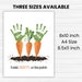 Easter Carrot Handprint Art Craft, Printable | Preschool or Daycare ...