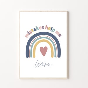 Boho Classroom Decor Bundle, Printable Wall Art, 8.5"x11" | Classroom ...