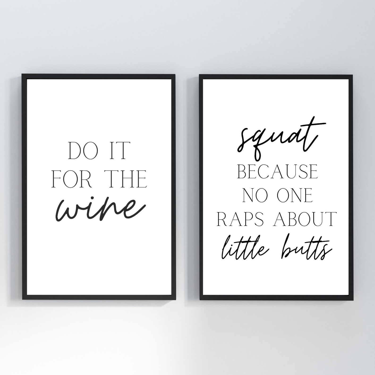 Funny Gym Sign, Printable Wall Art | Gym Wall Art, Home Gym Decor, Gym ...