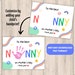 Mother's Day Nanny Handprint Art Craft, Printable | Gift for Nanny From ...