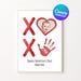 Valentine’s Day Handprint Art | XOXO Valentines Handprint Craft ...