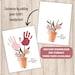 Grandparents Day Handprint Art Craft, Printable Gift for Grandma or ...
