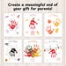 Handprint Art Memory Book, Printable Kids Calendar, 12 Month ...
