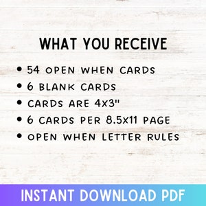 Open When Letters Envelope Cards for College Student or Going - Etsy