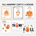 Fall Handprint Craft Bundle, Thanksgiving Printable Autumn Leaves ...