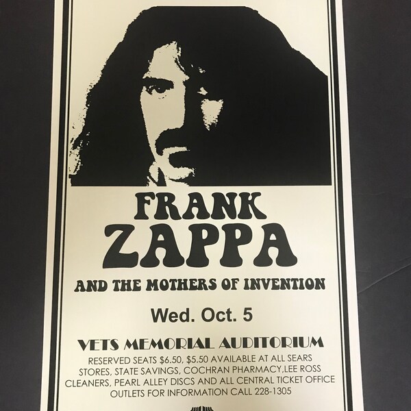 Frank Zappa - Etsy