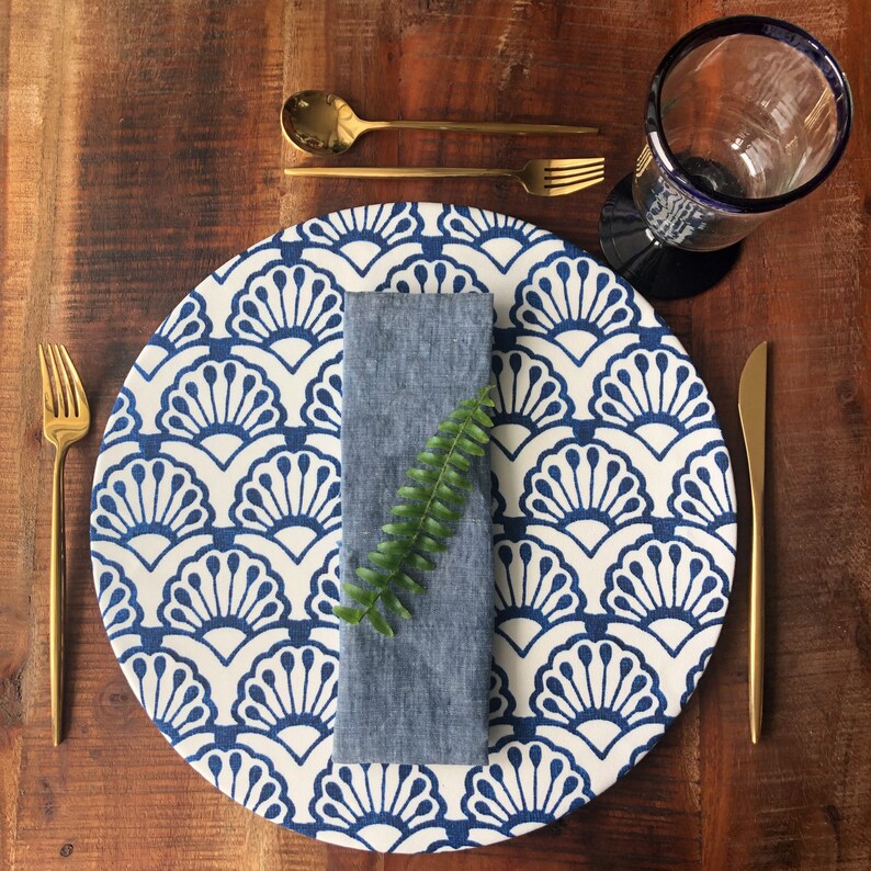 Charger Plates Place Mats Sousplats Removable Fabric - Etsy