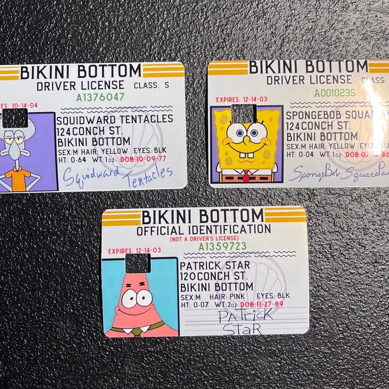 Credit Card Skin Spongebob - Etsy