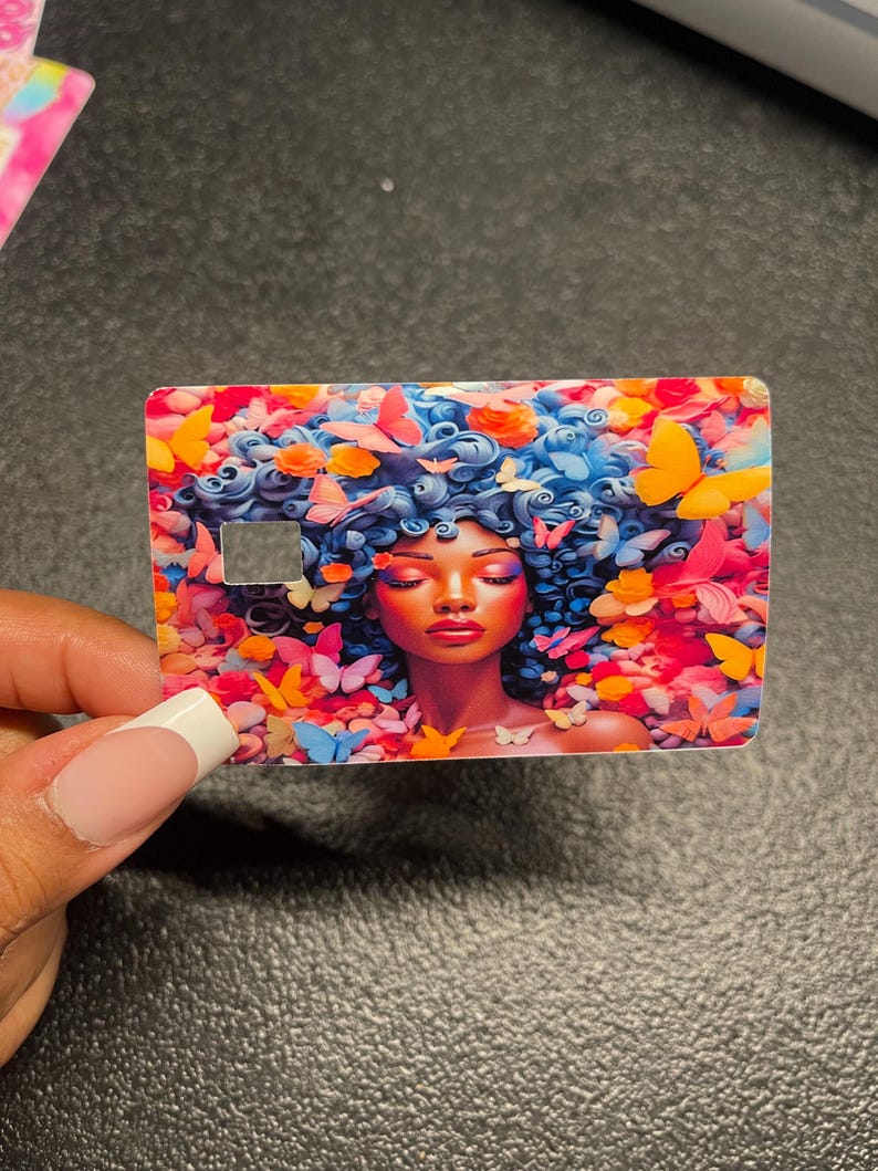 Cute Bank Card Sticker | Skins | Decal | Vinyl | Small Chip or No Chip ...