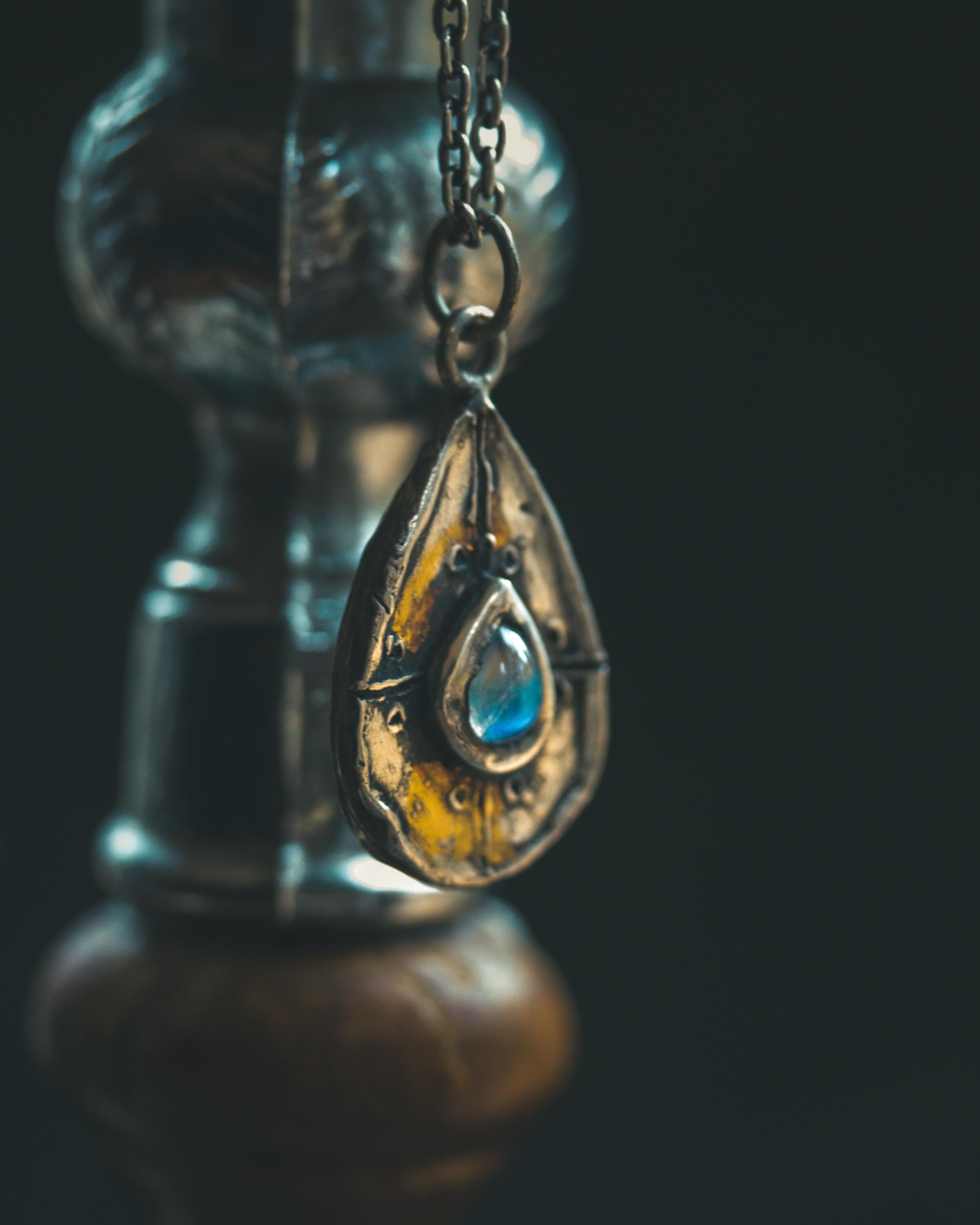 Yaga's Cabinet: Mara Amulet Collection | Sterling Silver | Blue Flash ...