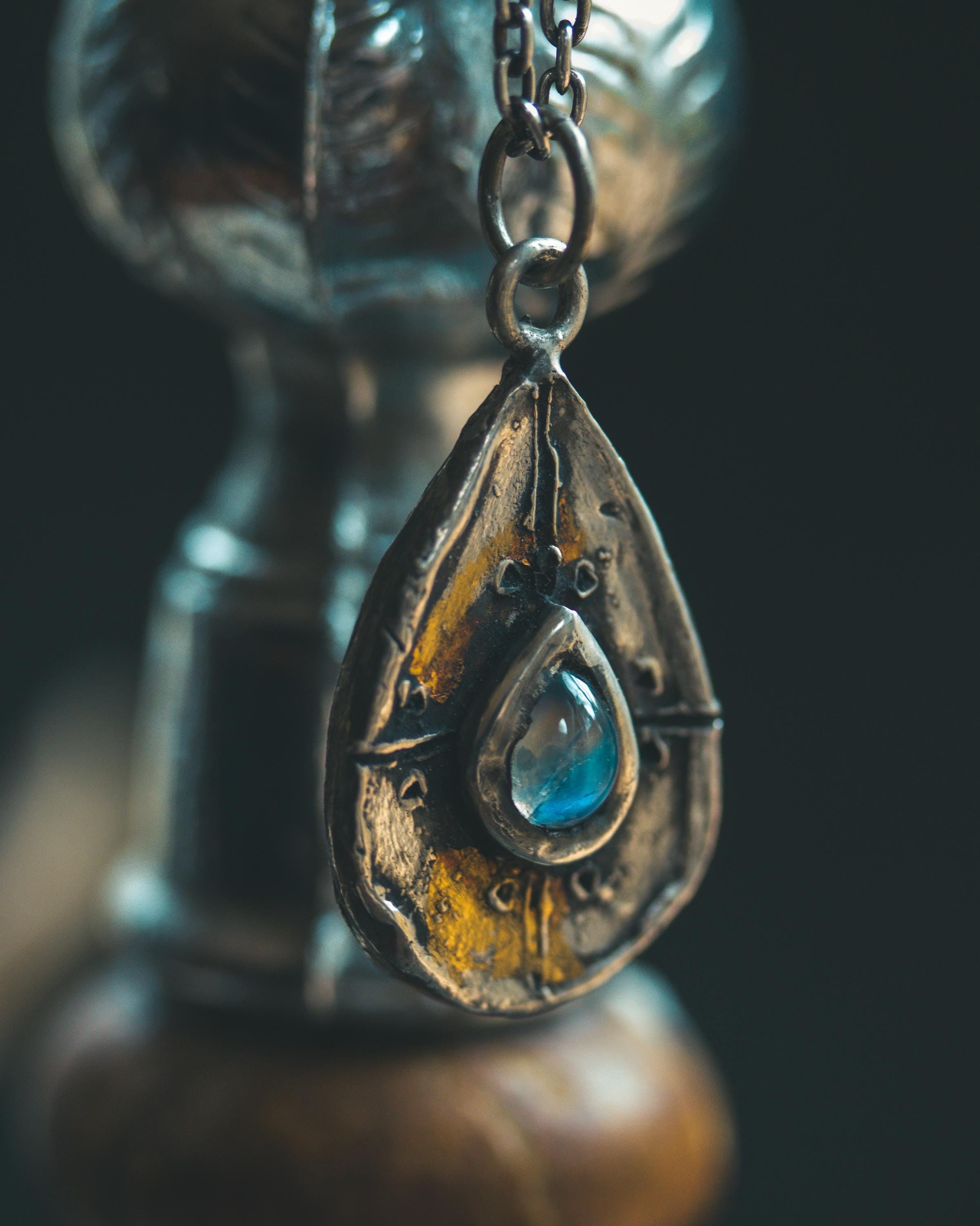Yaga's Cabinet: Mara Amulet Collection | Sterling Silver | Blue Flash ...