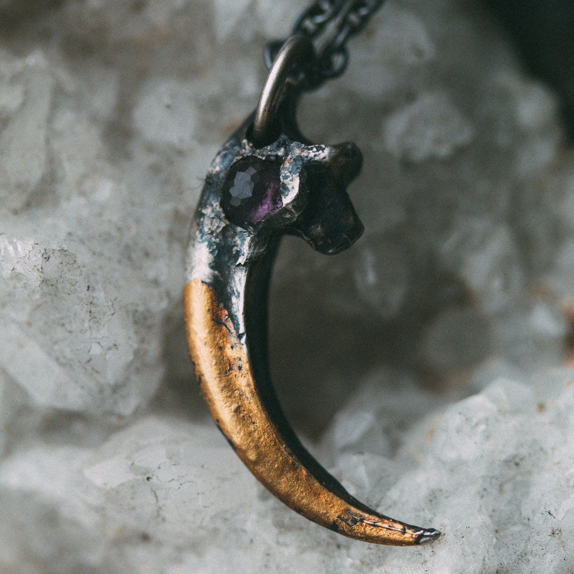 Raven Talon Rose cut Amethyst | Etsy