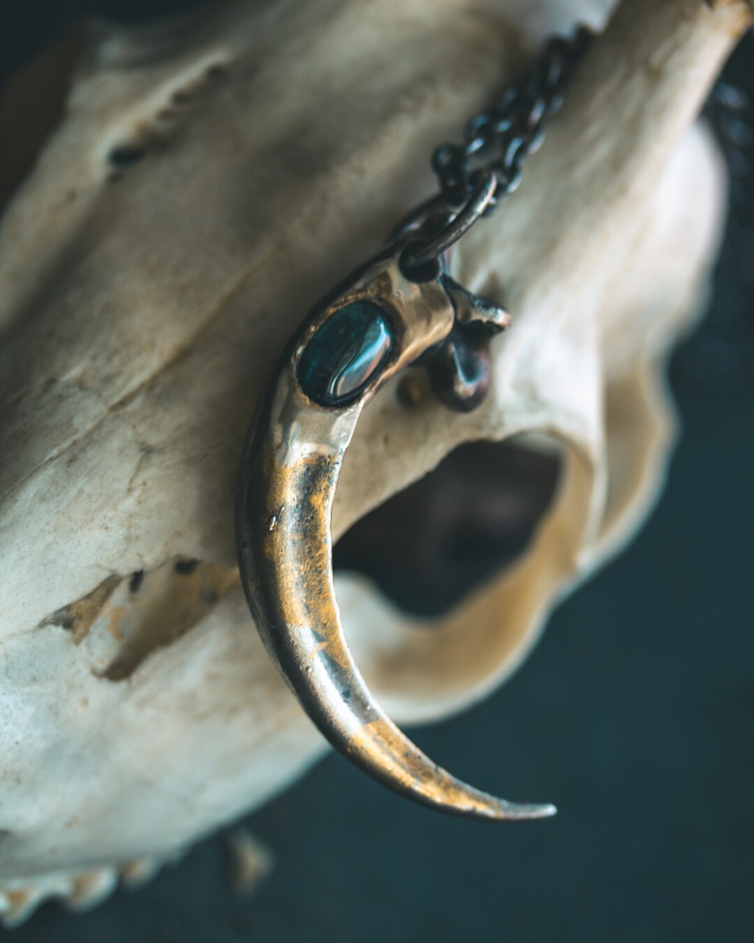 Majestic Golden Eagle Amulet With Blue-green Tourmaline: A Symbol of ...