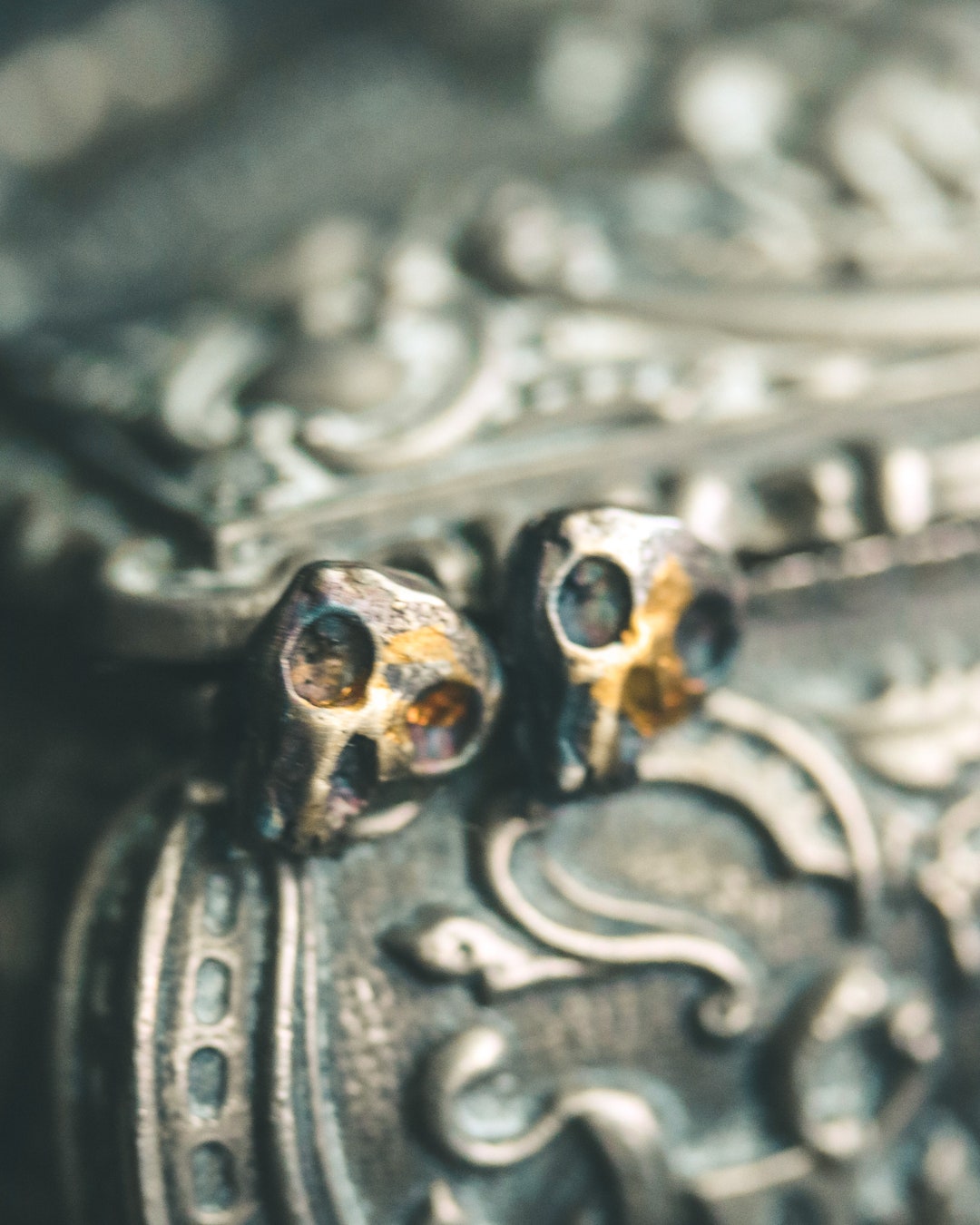 Skull Stud Earrings: A Symbol of Mortality, Strength, and Rebirth - Etsy