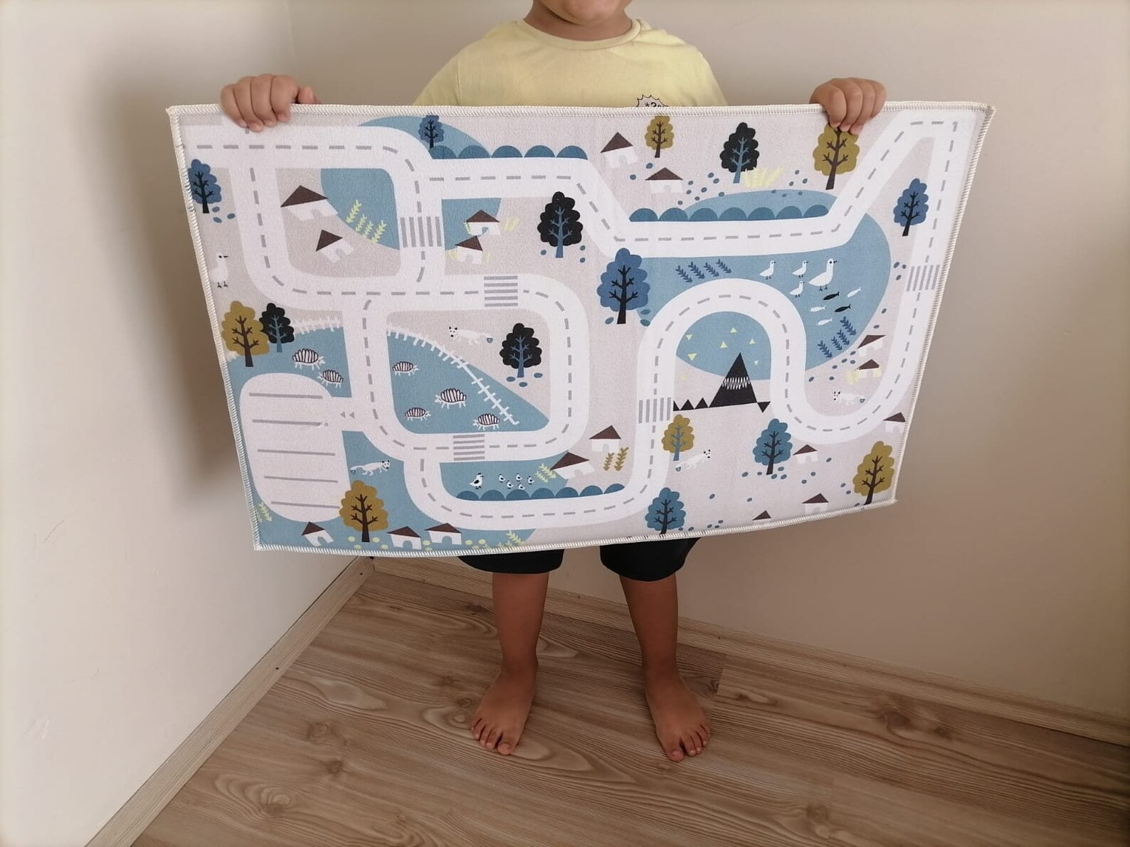 Kids Play Rug / Road Rug / Washable Activity Rug / Nursery Mat - Etsy