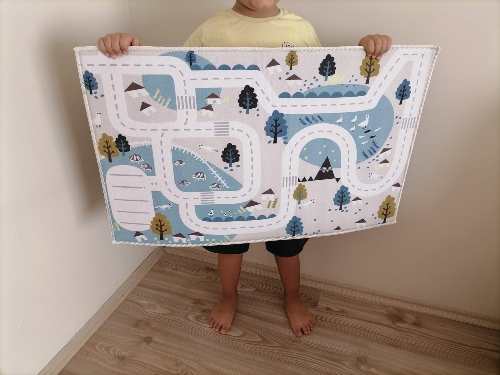 Kids Play Rug / Road Rug / Washable Activity Rug / Nursery Mat - Etsy India