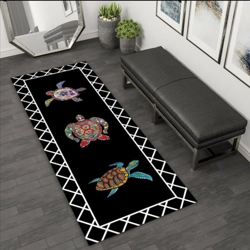 Turtle Runner Rug - Etsy