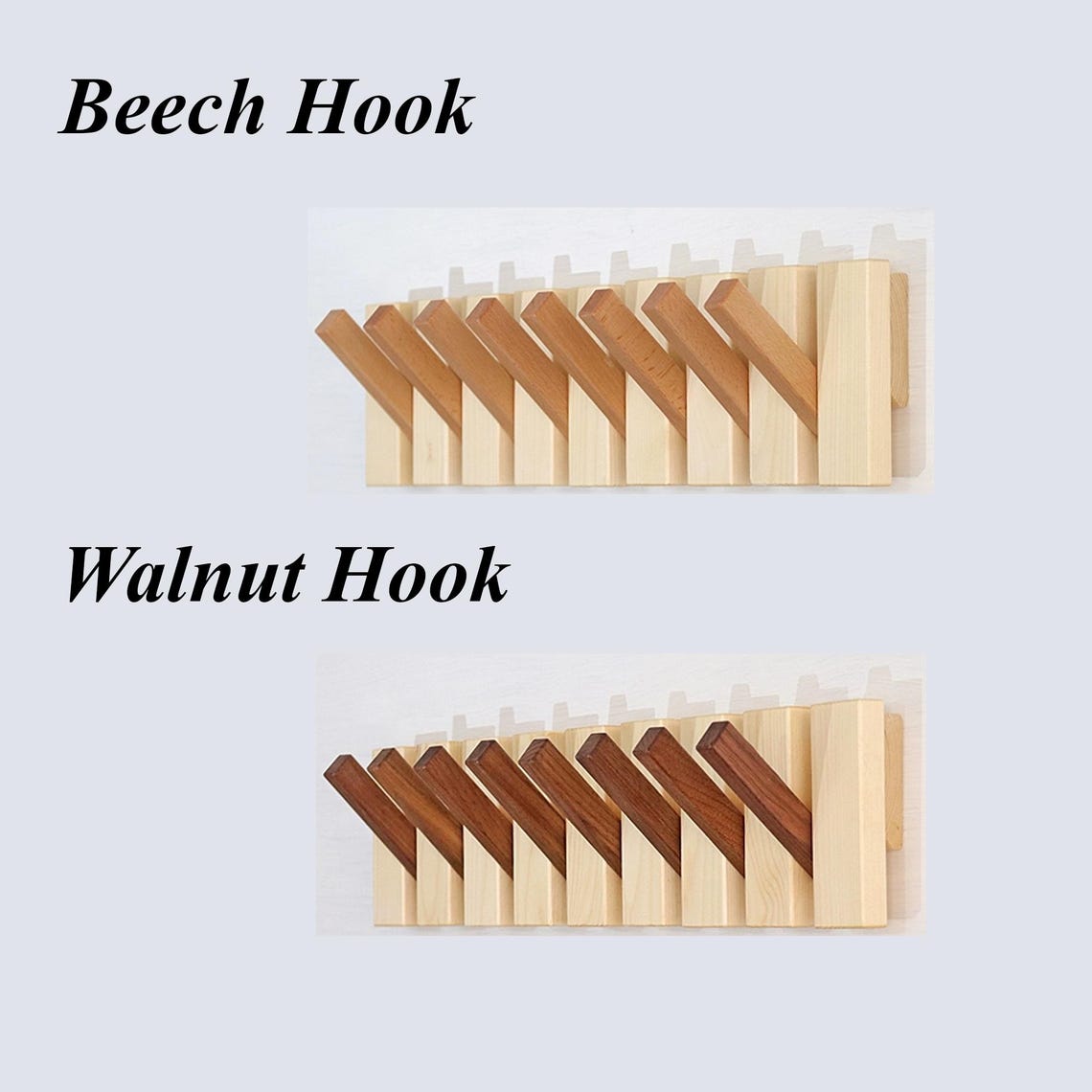 Piano Coat Rack Wall Mount Wooden Wall Hooks Piano Coat Hanger Coat ...