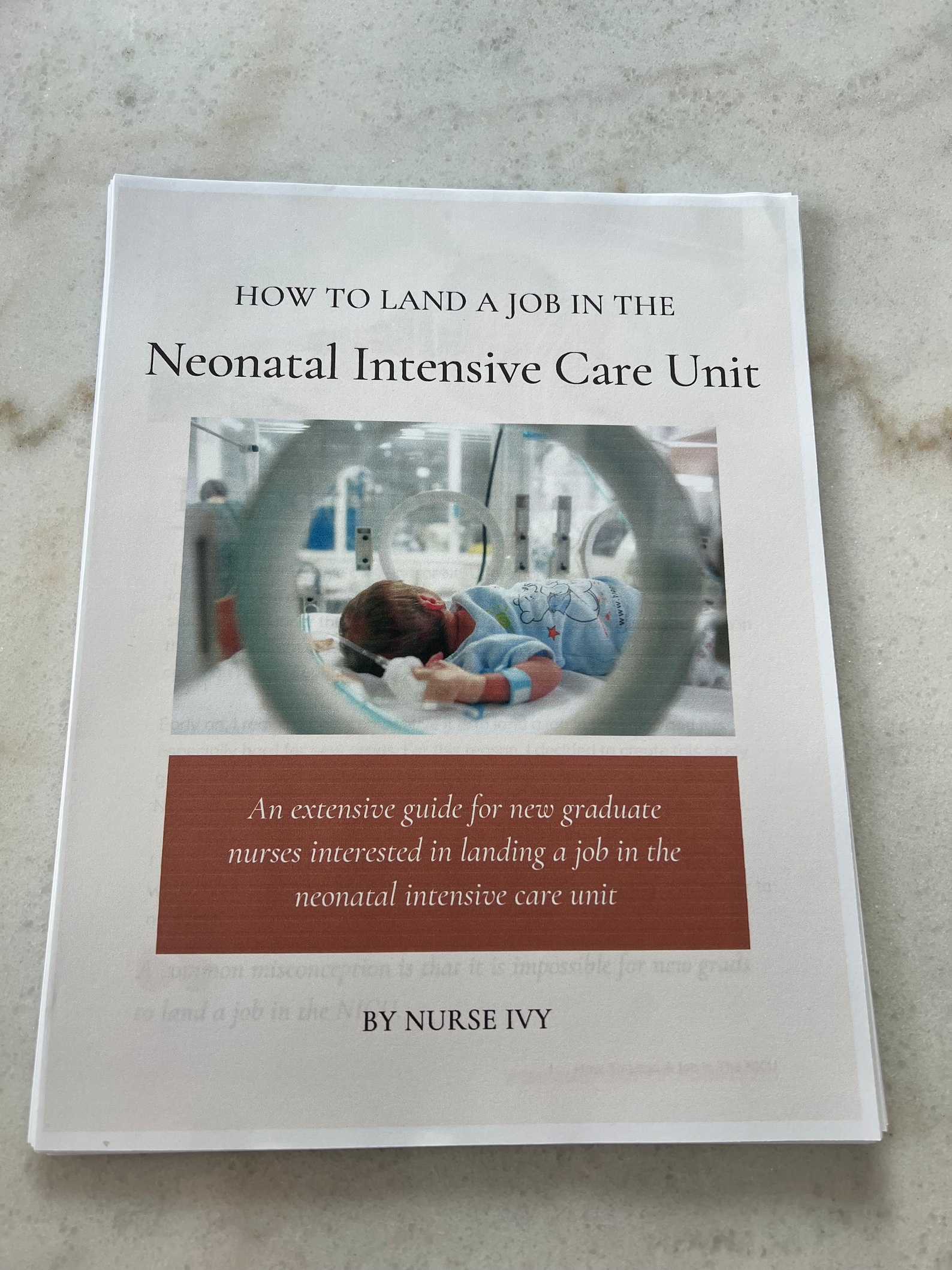 How to Land A Job in the Neonatal Intensive Care Unit (NICU) - for the ...