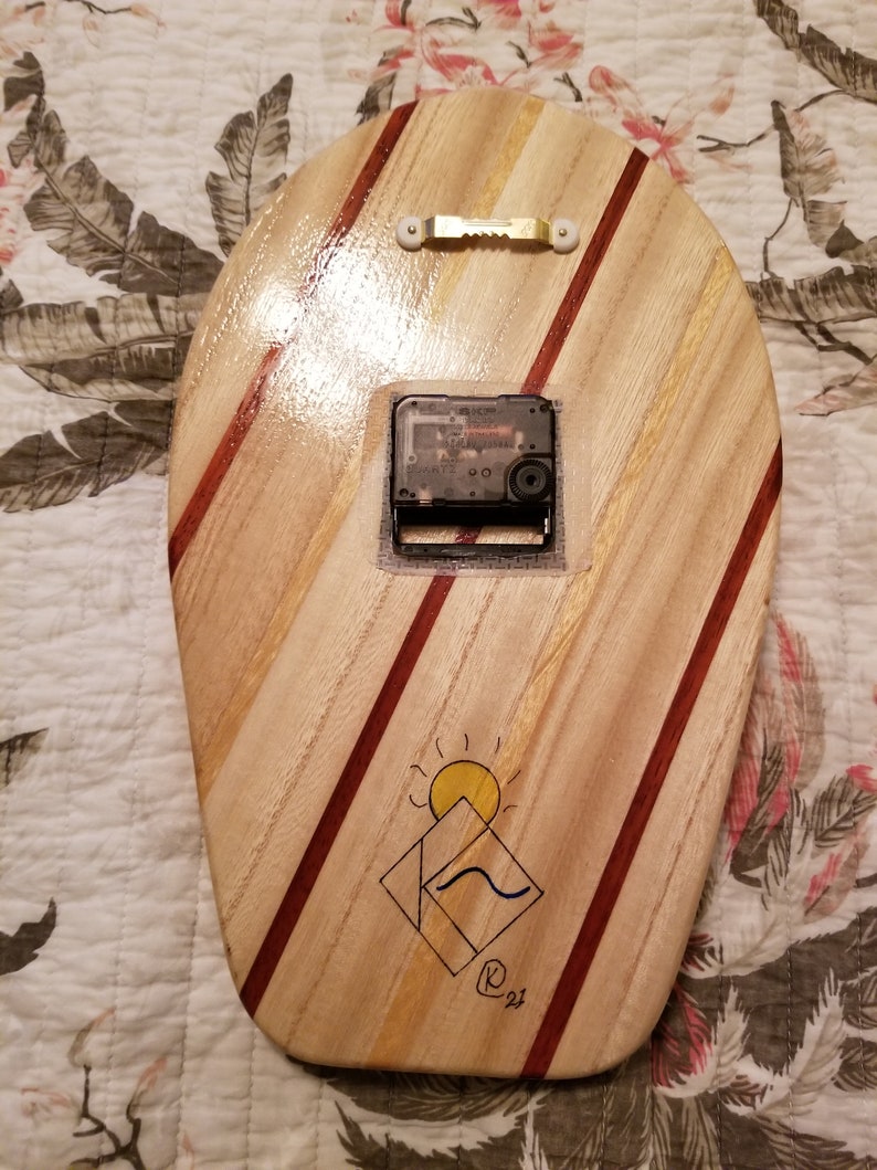 Surfboard Wall Art Clock - Etsy