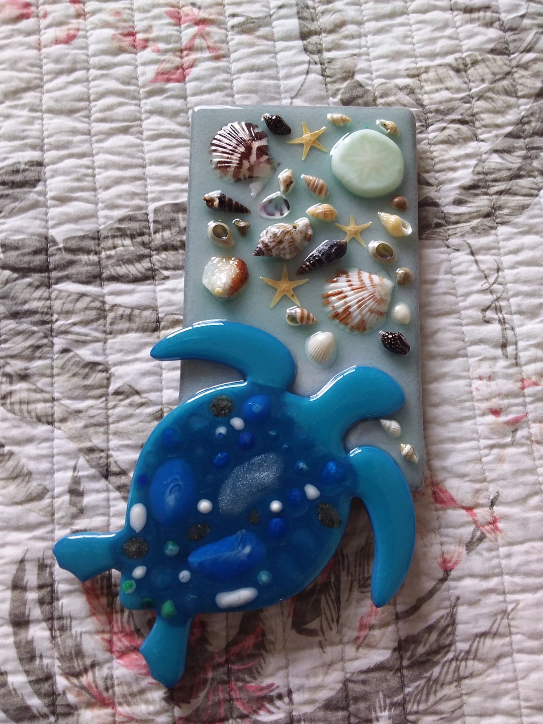 5" X 7" Epoxy Resin Ocean With Sea Turtles - Etsy