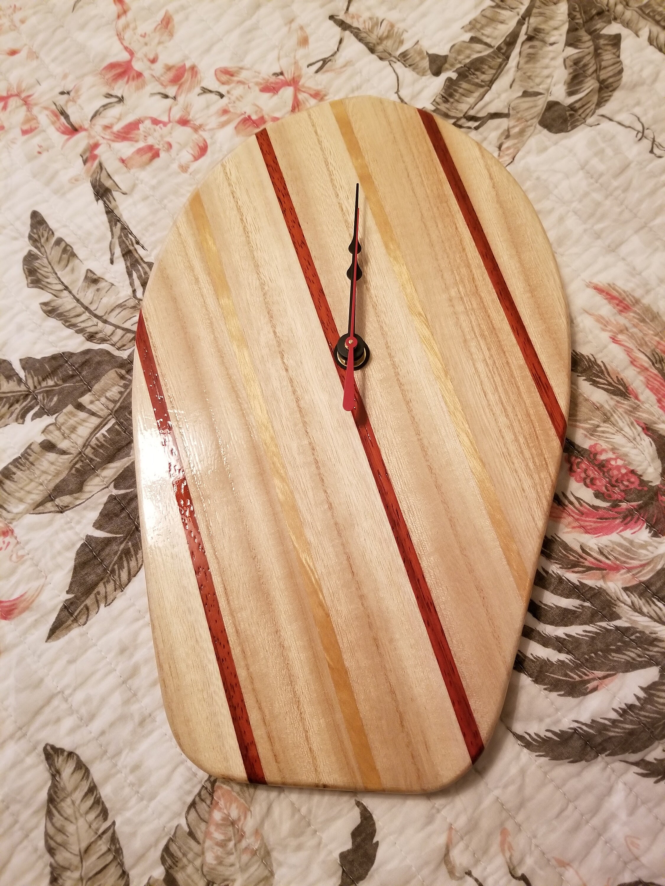 Surfboard Wall Art Clock - Etsy