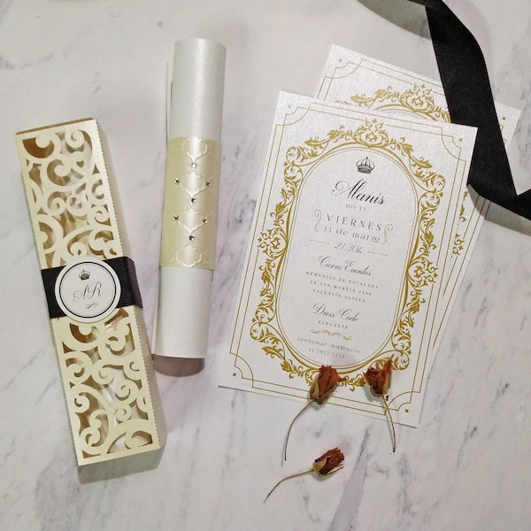 Scroll Invitations - Etsy