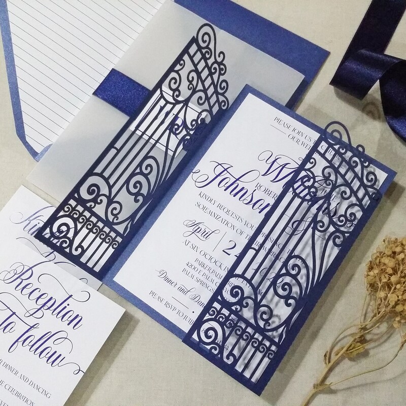 Laser Cut Invites - Etsy