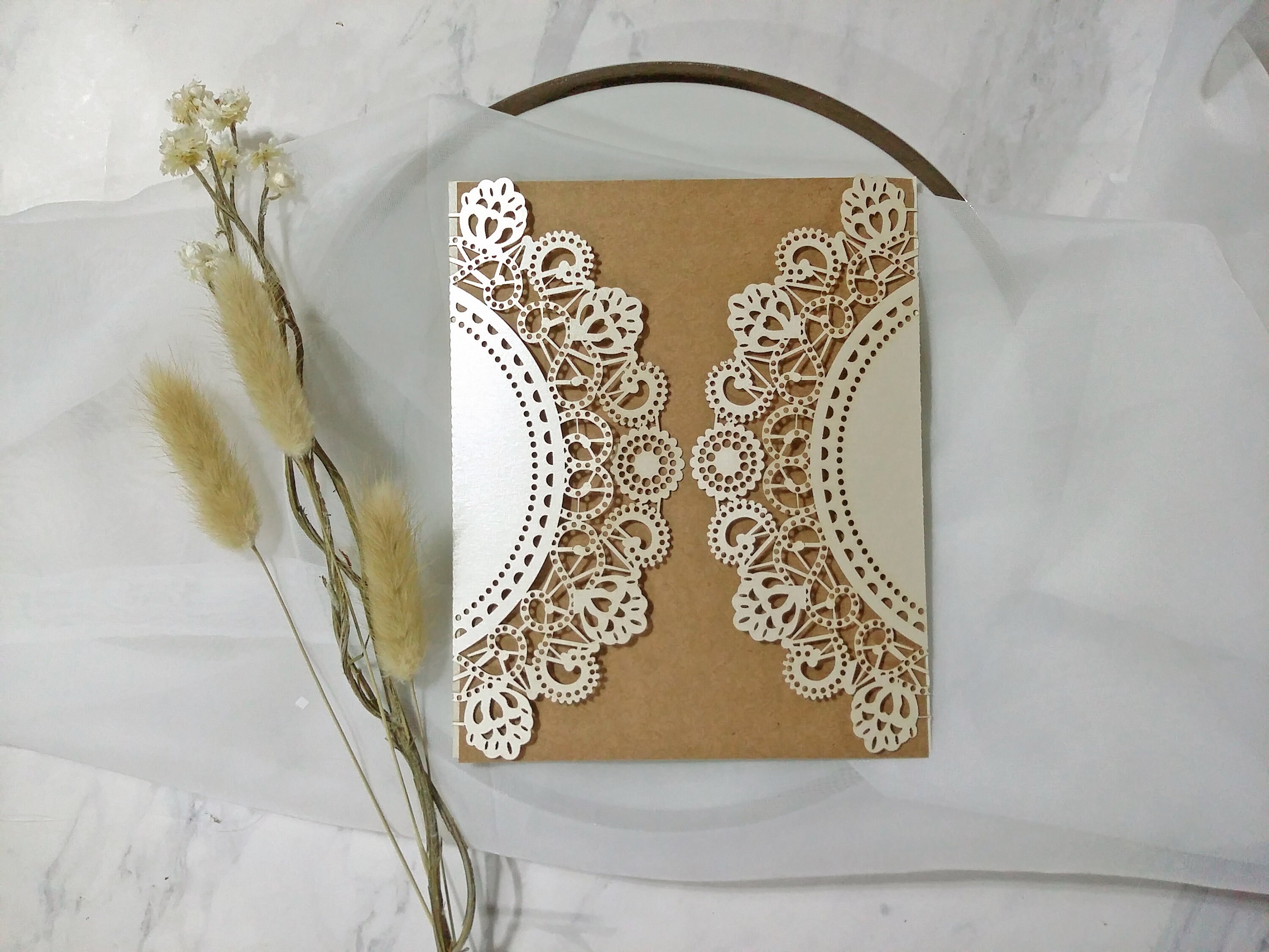 DIY Luxury Intricate Lace Laser Cut Envelope. Laser Cut Cover. | Etsy