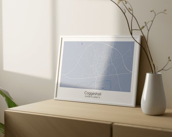 Map of Coggeshall - Etsy