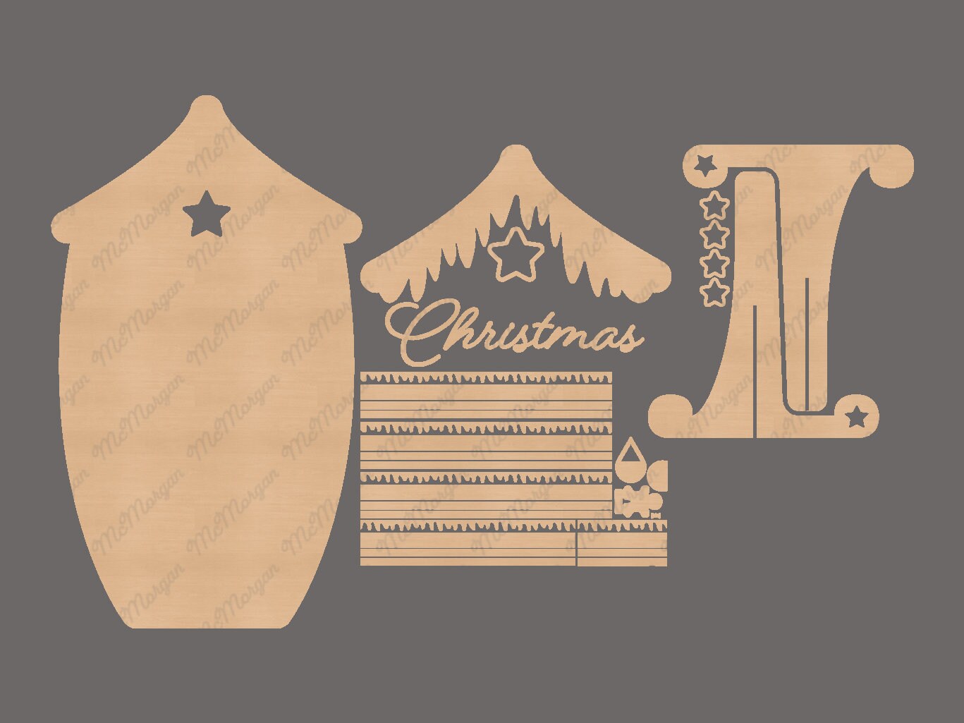 Christmas Countdown Calendar Advent Calendar Gingerbread Man - Etsy