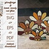 Thankful Turkey Feathers Interactive SVG File, Glowforge Download ...