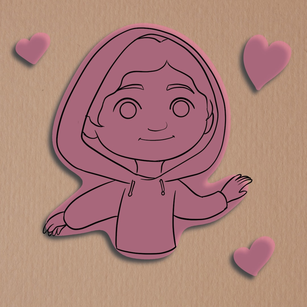 Your Beloved in 3D Feel Illustrations Style, Digital Perfect Gift ...