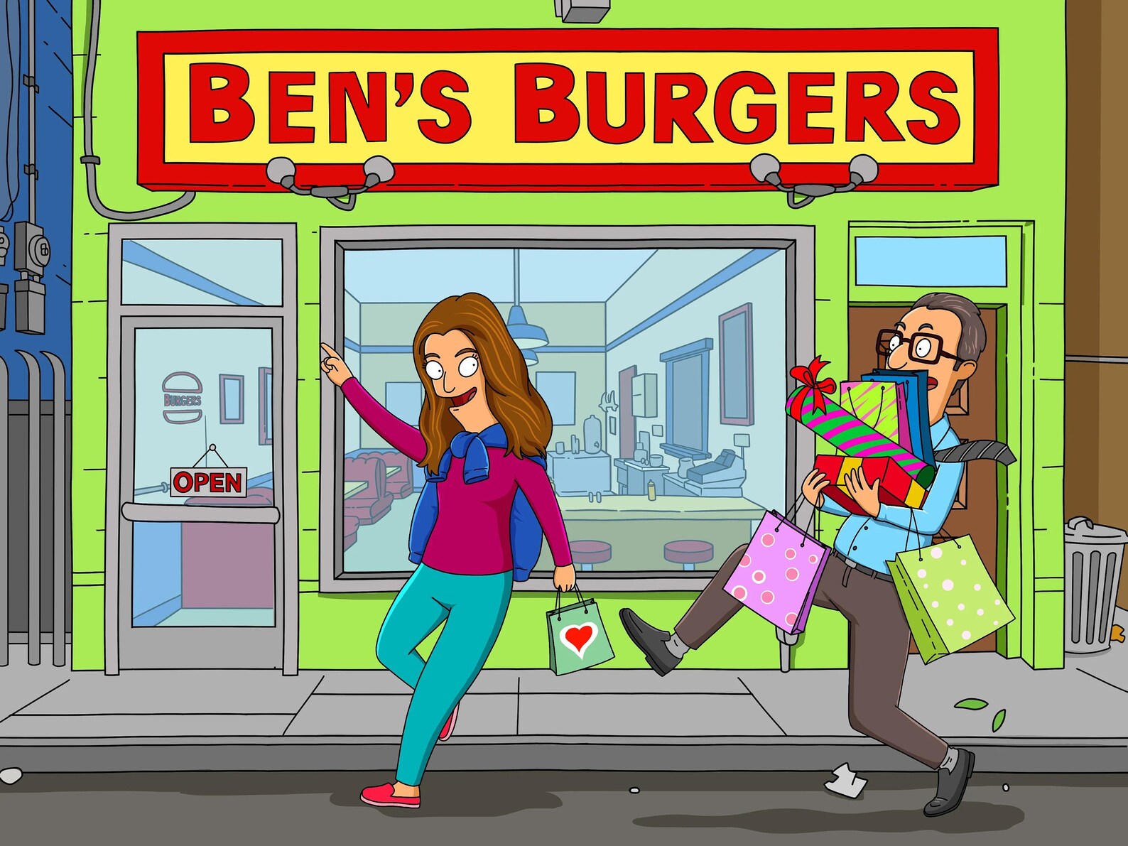 Custom Family Cartoon Illustration: Funny TV Show Style (digital ...