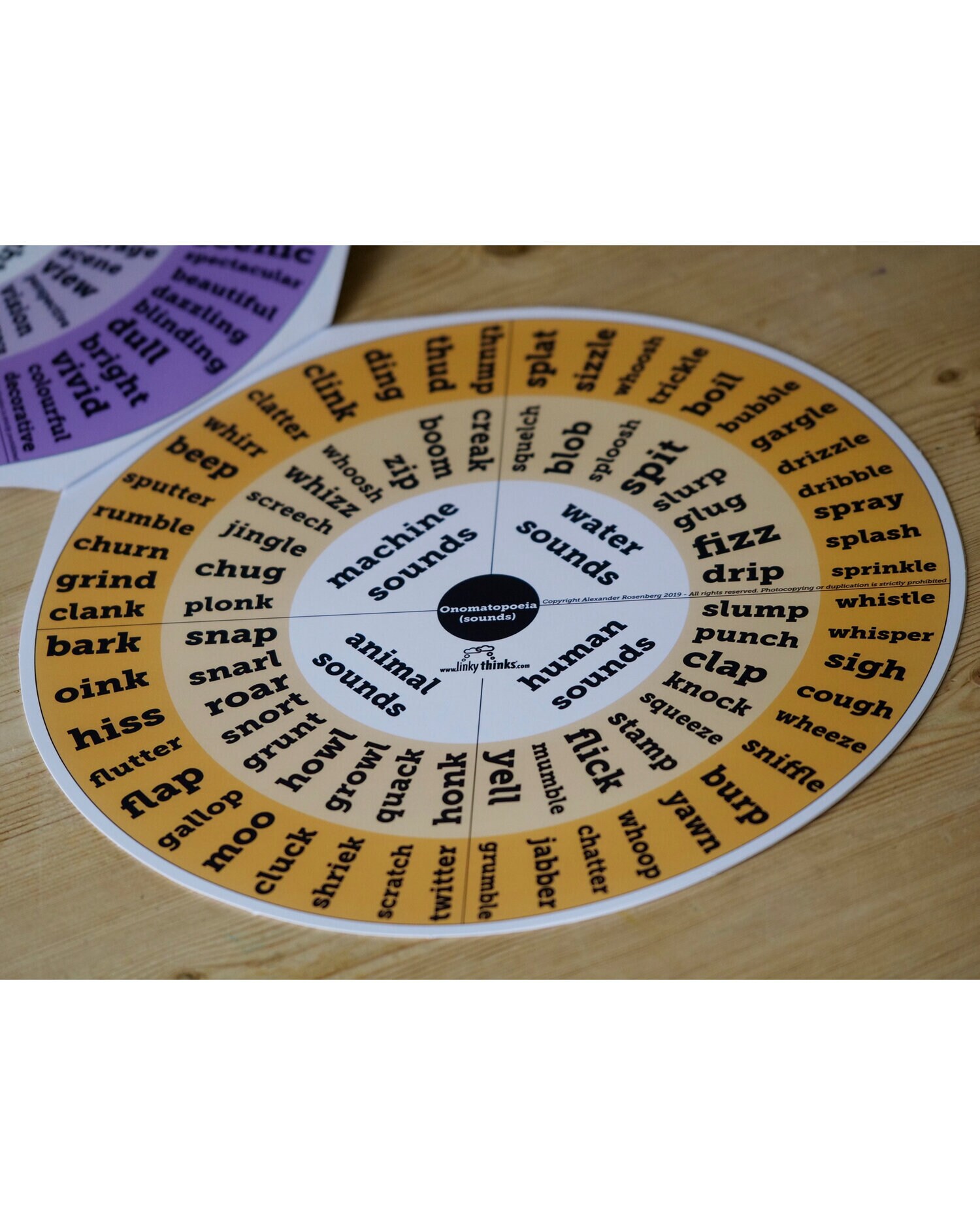 Linkythinks ELEMENTARY Word Wheel Book 6-9 Years for Vocabulary ...