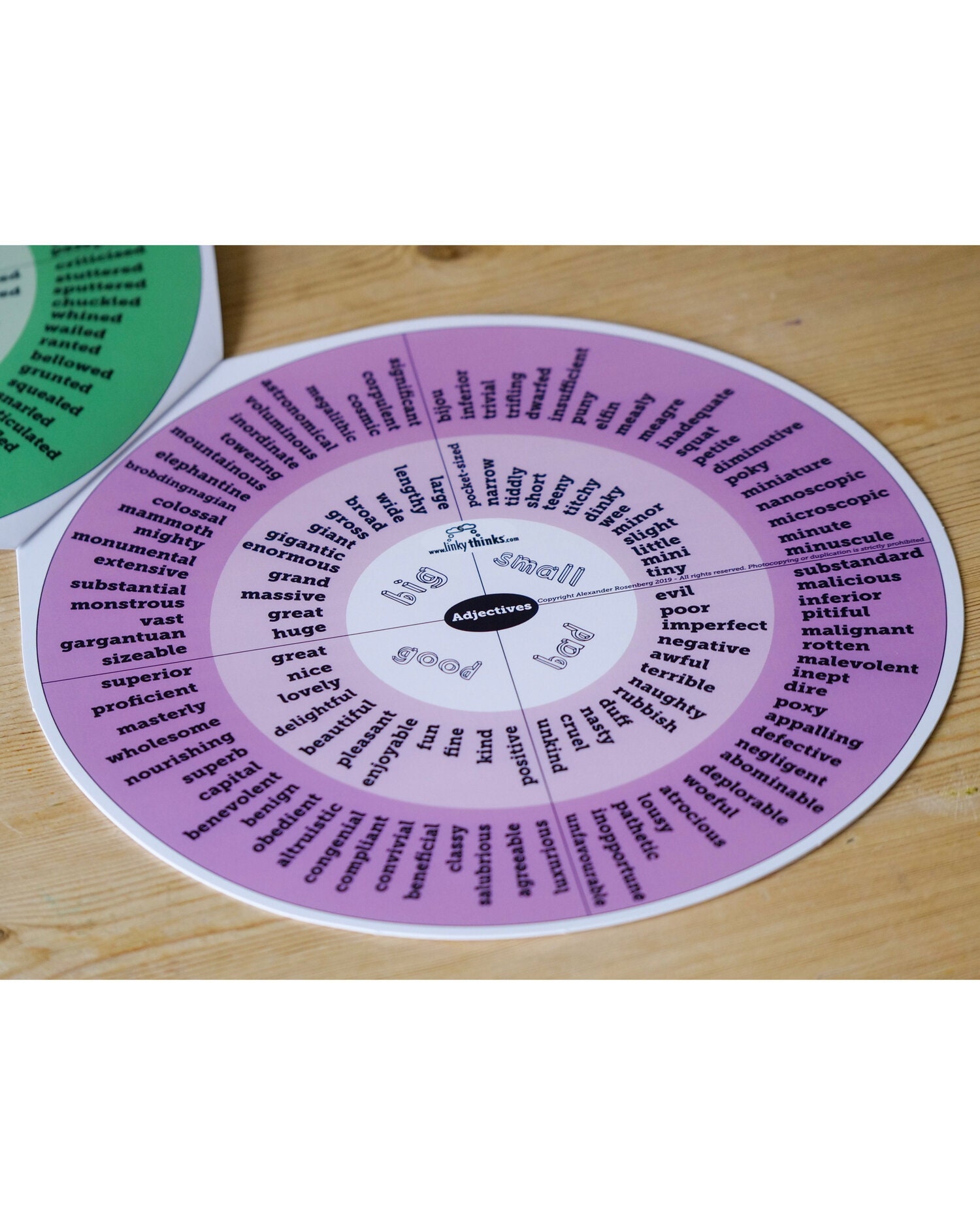 Linkythinks Advanced Word Wheel Book (9-13 Years) for Vocabulary ...